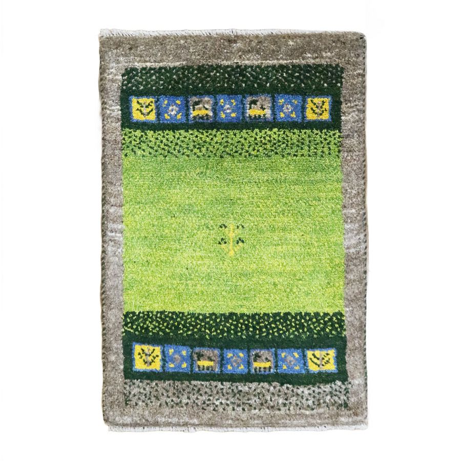 ペルシャ絨毯シラーズ産ギャッベ毛100％ 51×76cm商品番号89839 | ペルシャンギャラリー青山【直営店】