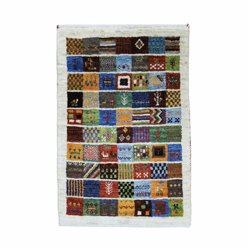 ペルシャ絨毯ファインカシュクリ毛100％ 56×82cm商品番号90210 | ペルシャンギャラリー青山【直営店】